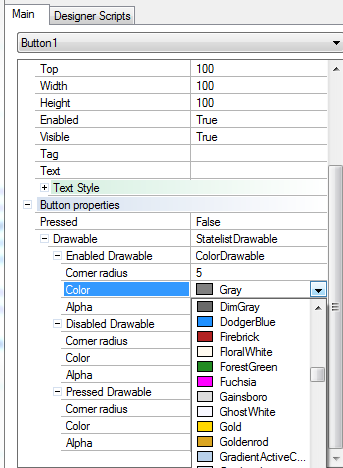 Can't change button colors | B4X Programming Forum