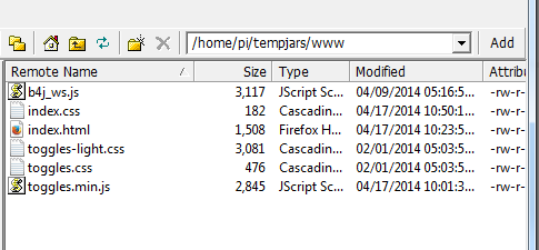 [WebApp][IoT] PiFace (Raspberry Pi) Server Example | B4X Programming Forum