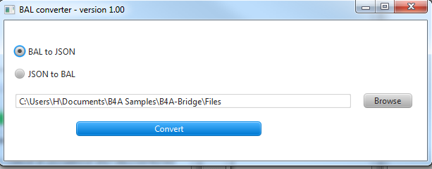 [B4X] BalConverter - Convert the layouts files to JSON (and vice versa) | B4X Programming Forum