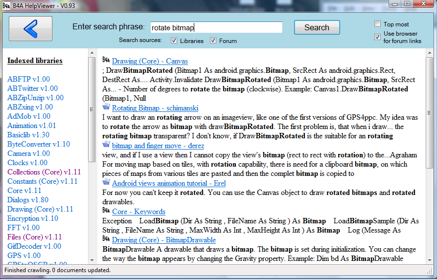 B4A-HelpViewer - View and search the documentation offline | B4X Programming Forum