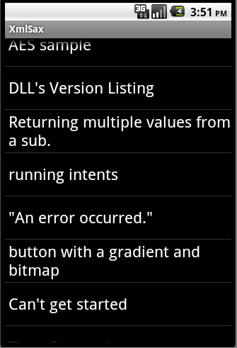 XML Parsing with the XmlSax library | B4X Programming Forum