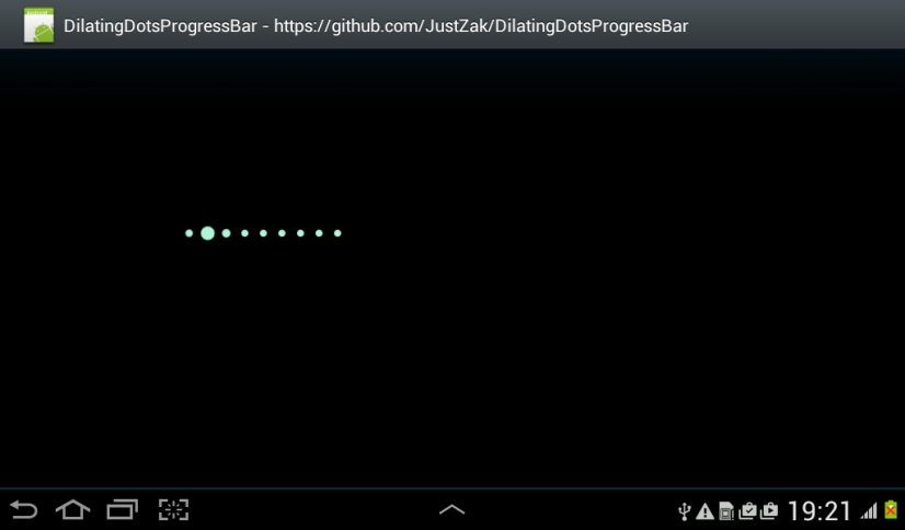 DilatingDotsProgressBar | B4X Programming Forum