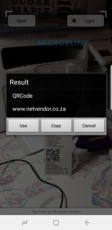Blink Barcode Reader | B4X Programming Forum