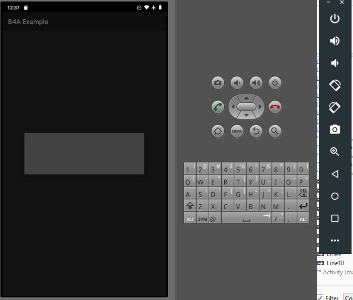 Can't see text inside app (buttons, labels etc) | B4X Programming Forum