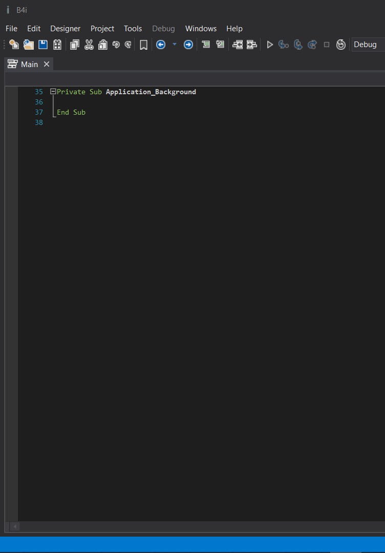 Too many blank line in the IDE after your last line of code | B4X Programming Forum