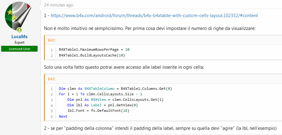 B4XTable not everything is clear for me.. (change font and size) | B4X Programming Forum