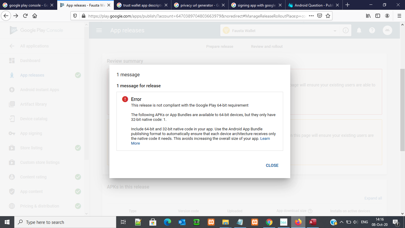 Publish to play store | B4X Programming Forum