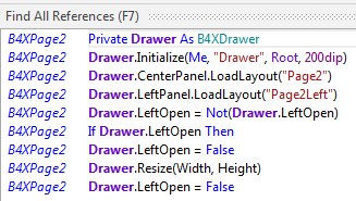 B4XDrawer - how to make available for each page | B4X Programming Forum