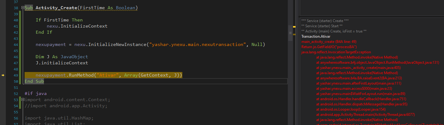 Invoking a Inline Method Class with Activity | B4X Programming Forum