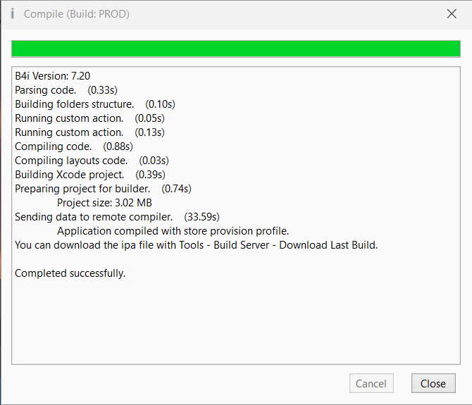 Not signed using an Apple submission certificate | B4X Programming Forum