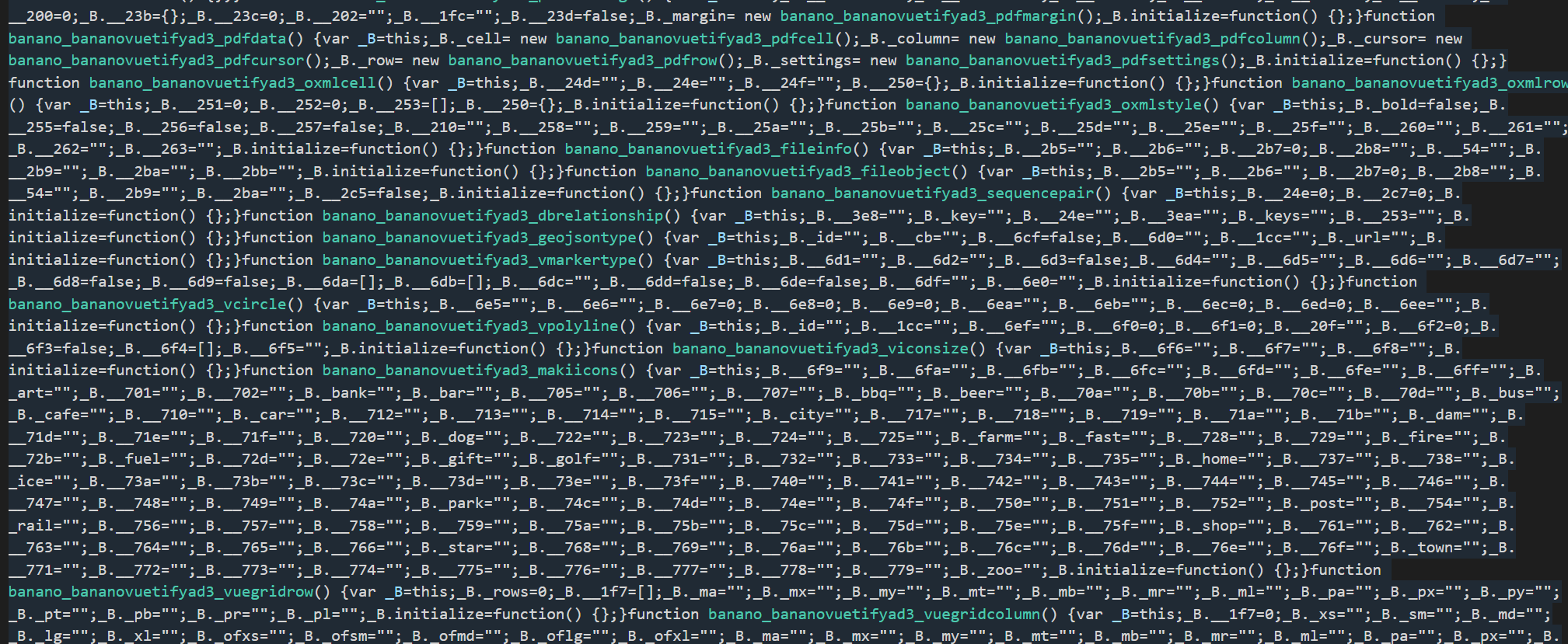 BANanoVuetifyAD3 and BANano's Obfuscated "Release Mode" Code. | B4X Programming Forum