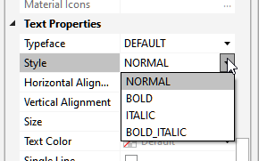 Other text styles ? | B4X Programming Forum