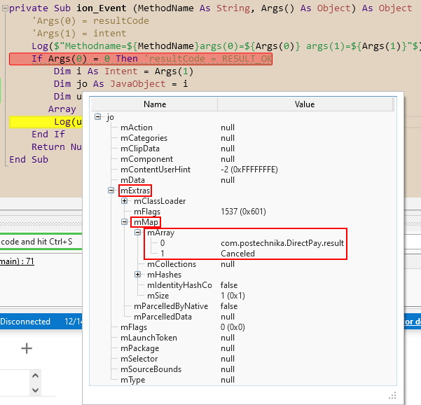 [SOLVED] ion_event: how to get a result? | B4X Programming Forum