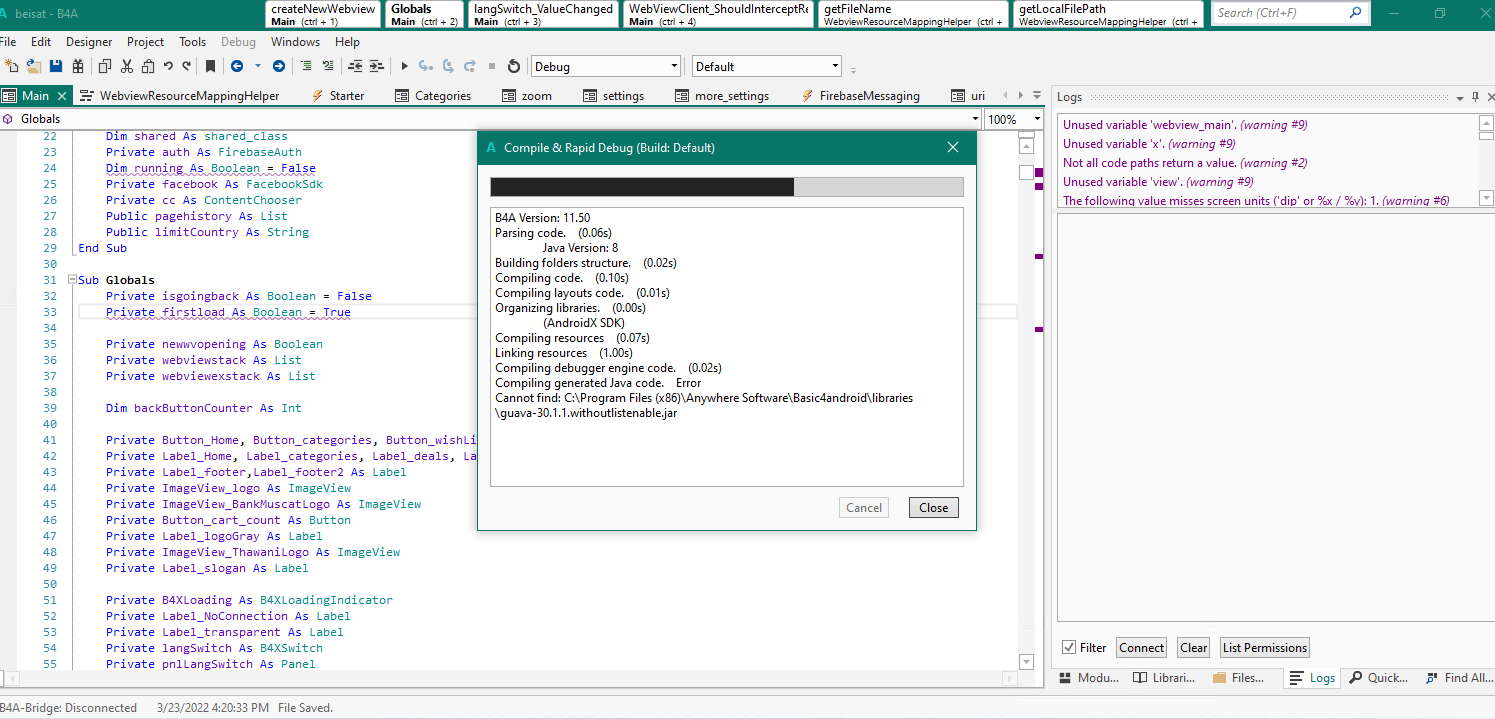 what is "guava-30.1.1.withoutlistenable.jar" | B4X Programming Forum