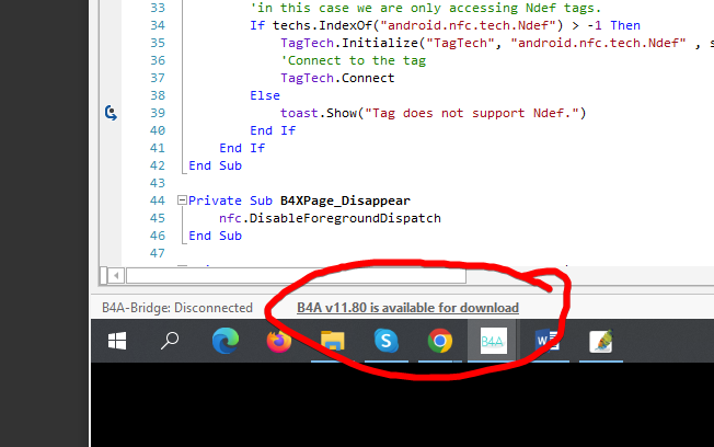 NFC problem targeting S+ | B4X Programming Forum