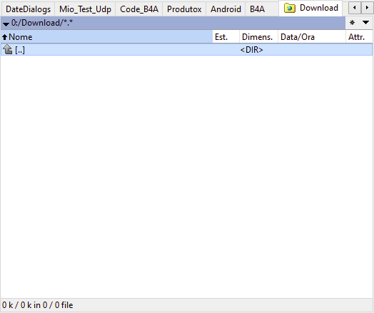 Risolto B4A-Bridge_FtpServer Lista file | B4X Programming Forum