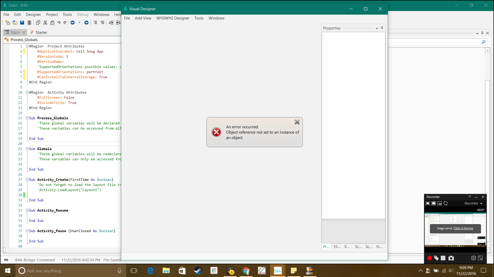 Broken Designer? | B4X Programming Forum