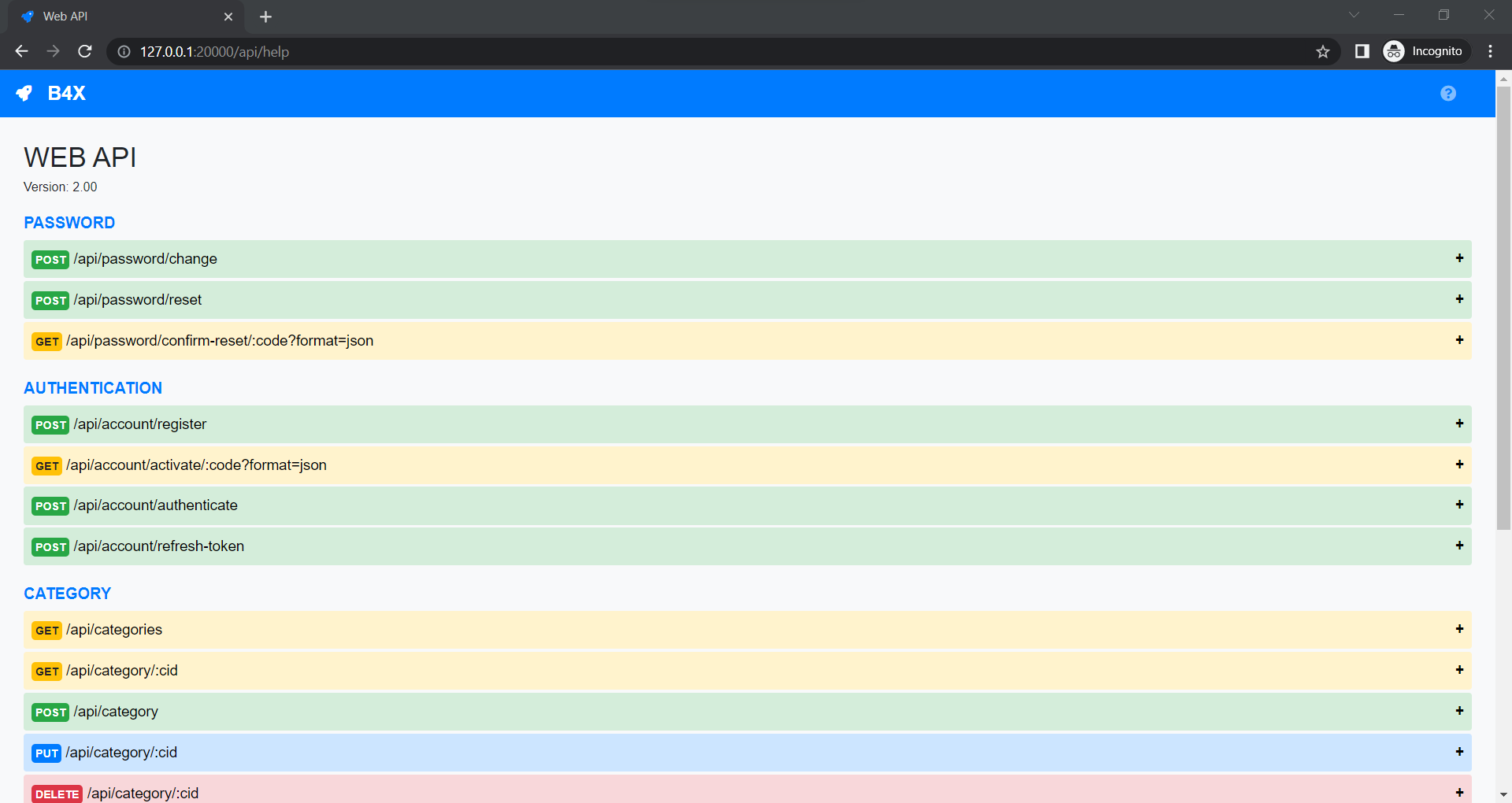 Web API Template 2.0? | B4X Programming Forum