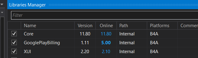 [SOLVED] GoogleBilling library wrong version 1.11 vs 5 | B4X Programming Forum