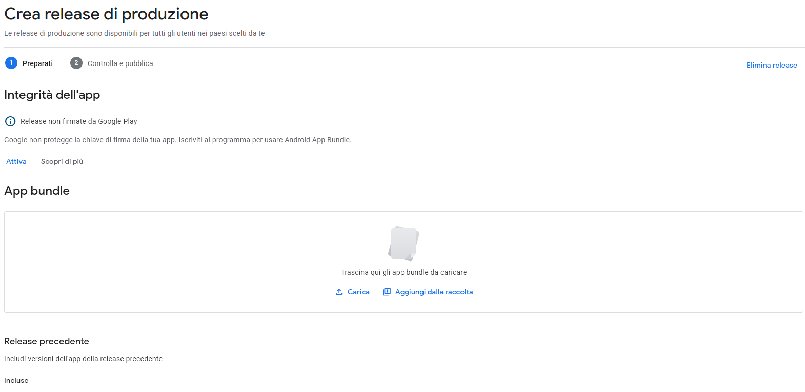 Unsigned releases from Google Play Google doesn't protect your app's signing key. Sign up for ...