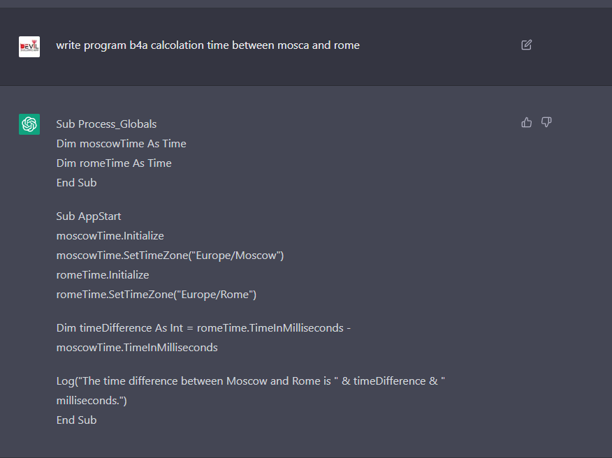ChatGPT!!!!! | B4X Programming Forum