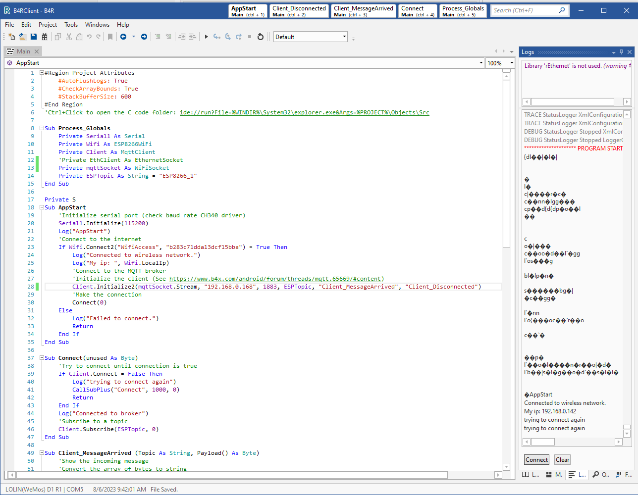 Solved Cant Connect B4r Mqtt Client To B4j Mqtt Broker B4x Programming Forum 6594