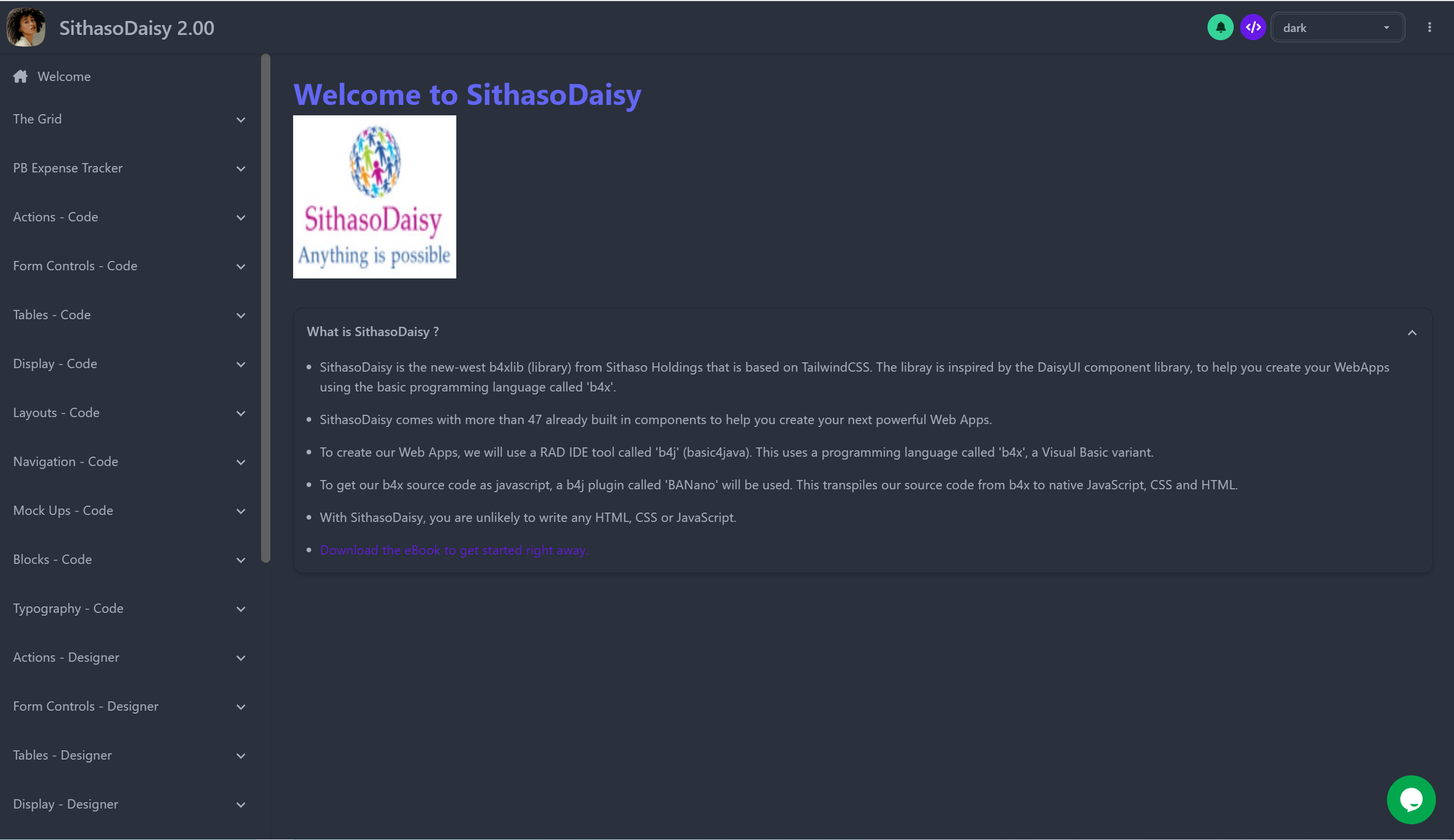 [Web] SithasoDaisy TailwindCSS Webapps with B4x - August 2023 Competition - closes 30th ...