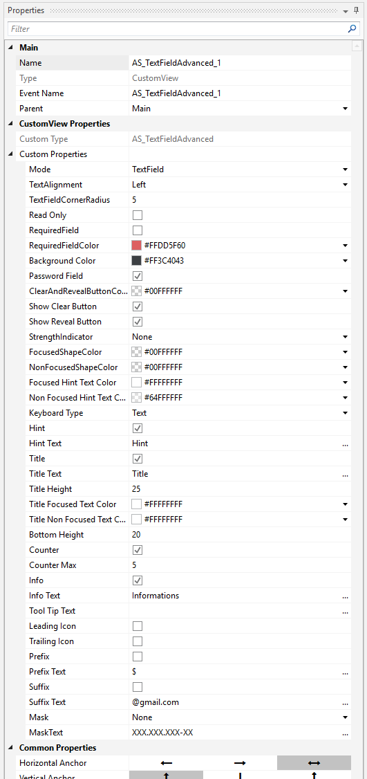 Allow grouping of custom view properties in Designer | B4X Programming Forum