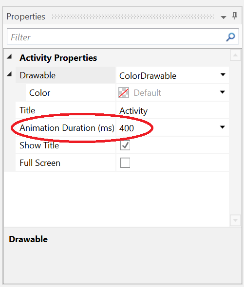 Activity still shows a very brief animation on loadLayout, even with the animation duration set ...