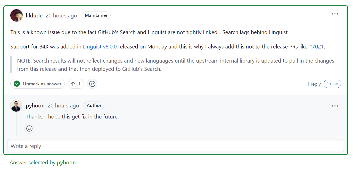 B4X is Recognized as a Language on GitHub | B4X Programming Forum
