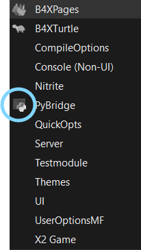 How to add the icon infront of template menu? | B4X Programming Forum