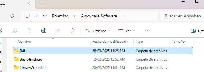 Solved !!! ... B4J_LibraryCompiler.exe cannot find B4Jfolder | B4X Programming Forum