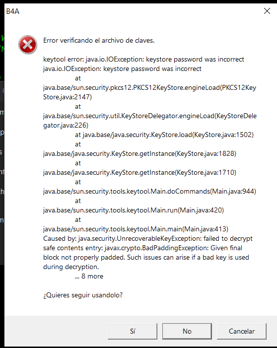 Error after formatting | B4X Programming Forum