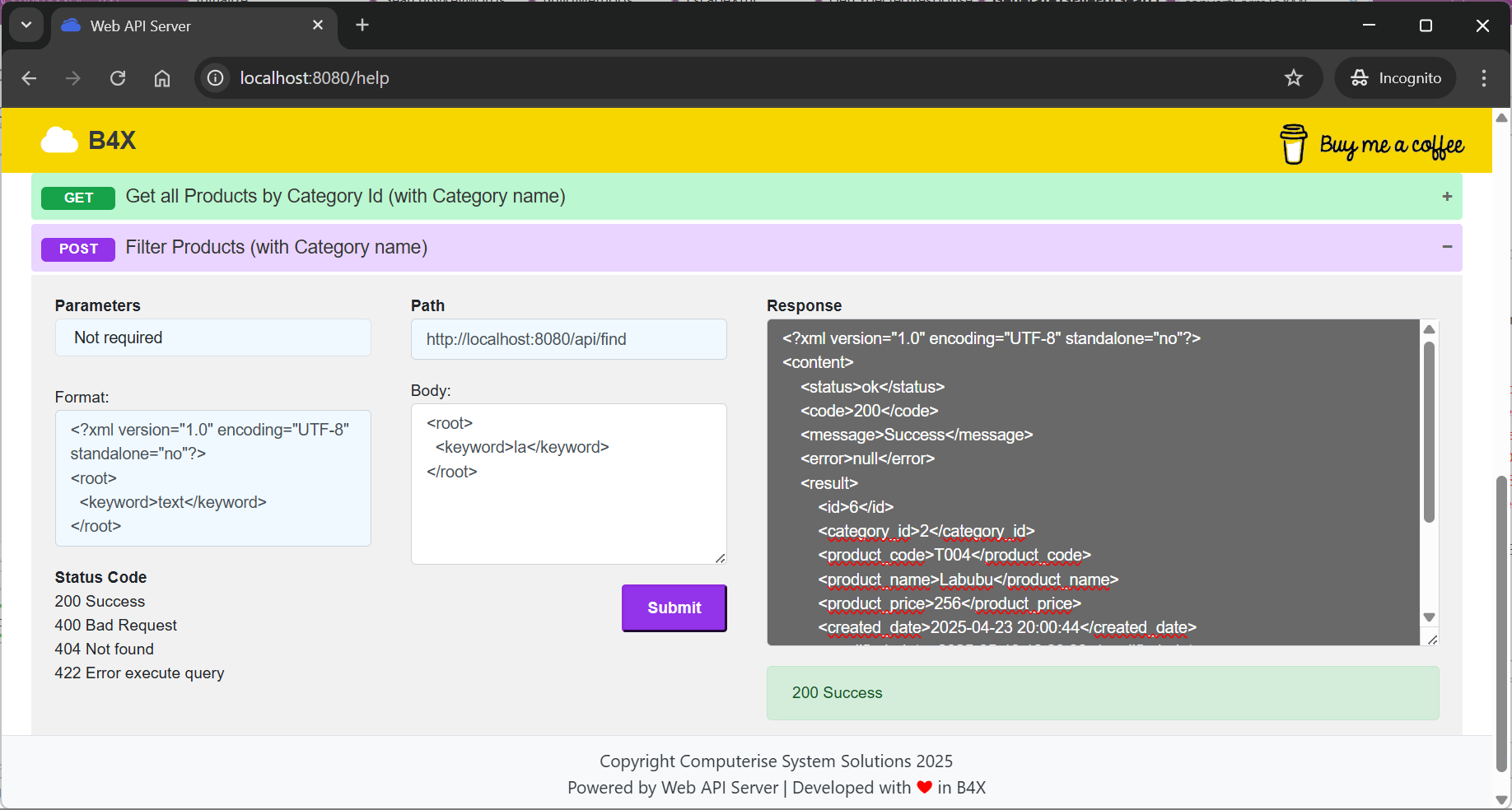 Project Template Web Api Server Next B4x Programming Forum