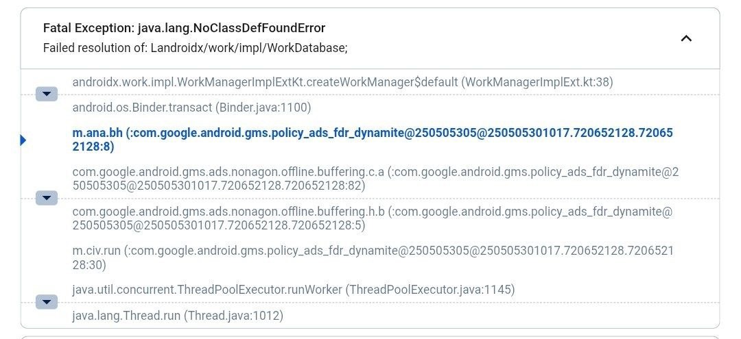 NotClassDefFoundError | B4X Programming Forum