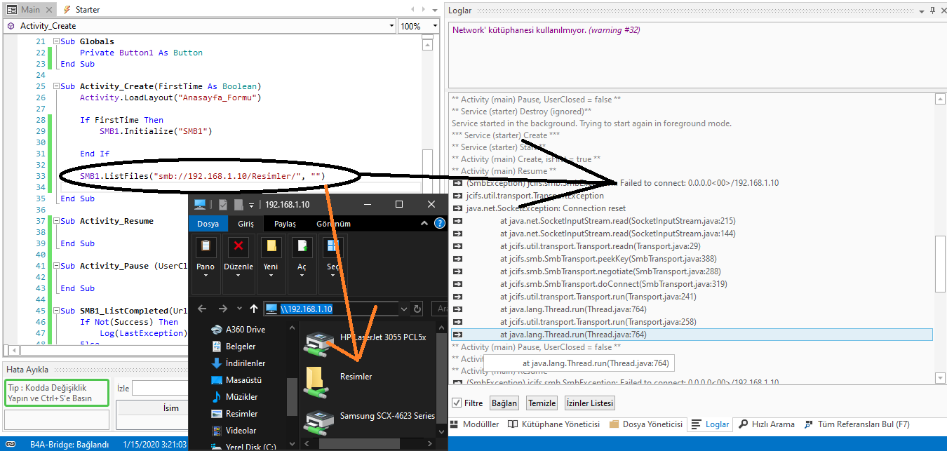 Reading pictures from the network | B4X Programming Forum