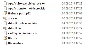 Steps with FirebaseNotifications after new provision files | B4X Programming Forum