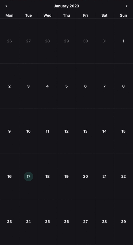 Is there a library that allows the user to select a date range? | B4X Programming Forum