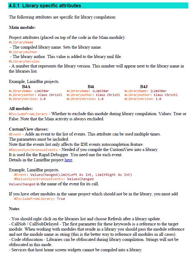 How to change library version | B4X Programming Forum