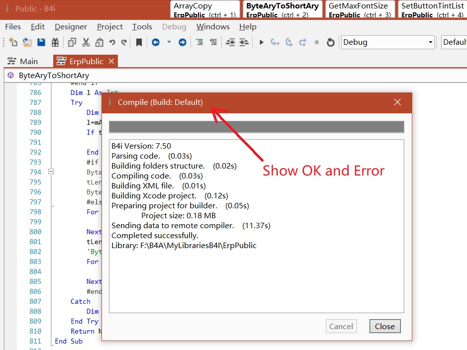 Where can I get b4i compilation logs? | B4X Programming Forum