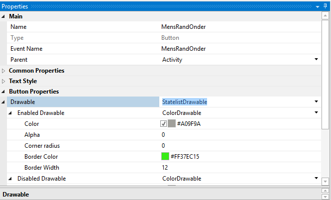 Changing Border value with Android basic | B4X Programming Forum