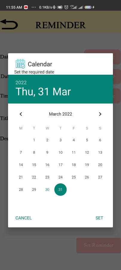 Calendar Events | B4X Programming Forum