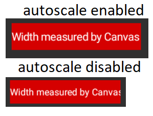 Canvas measure string width without designer's AutoScale | B4X Programming Forum