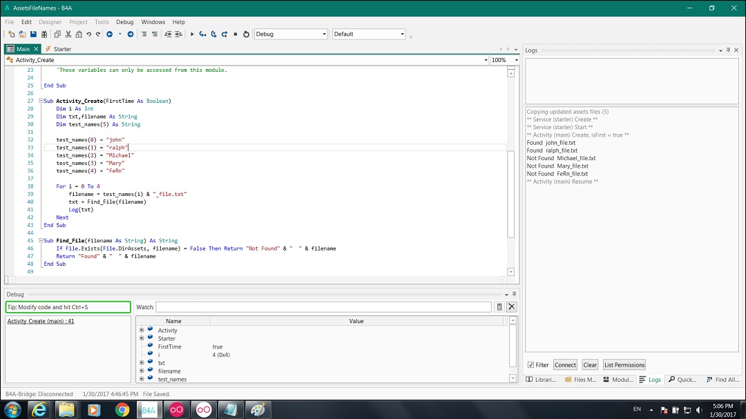 B4A Files Manager is uncapitalizing files | B4X Programming Forum