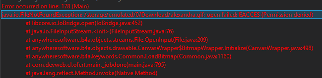 Denied permission SDK 23+ | B4X Programming Forum