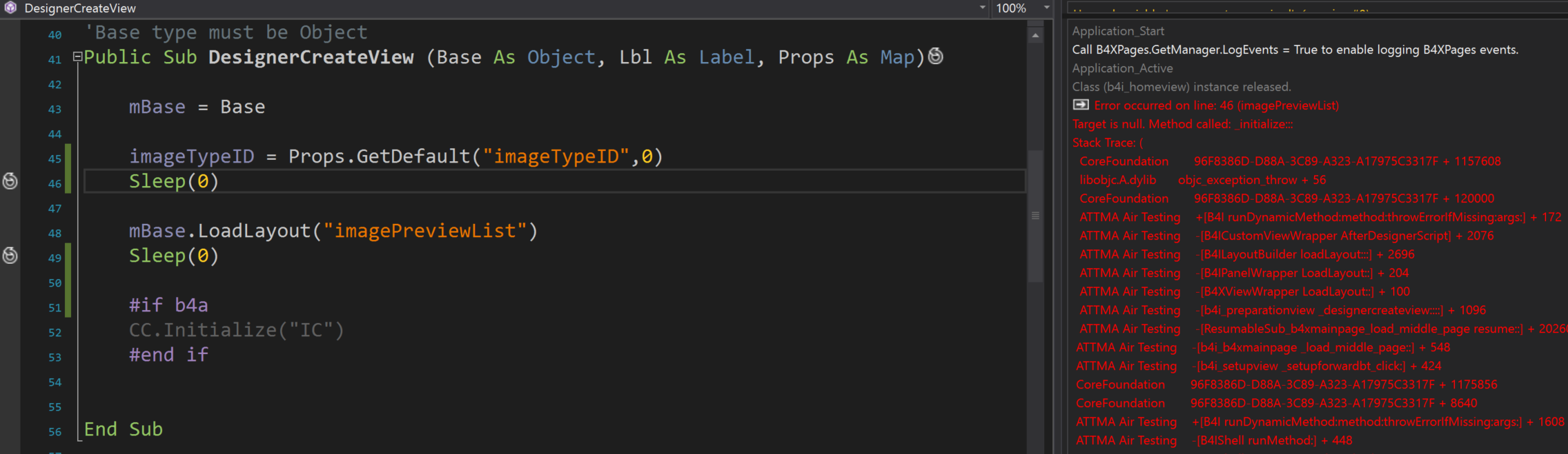 Error occurred on line: 59 | B4X Programming Forum