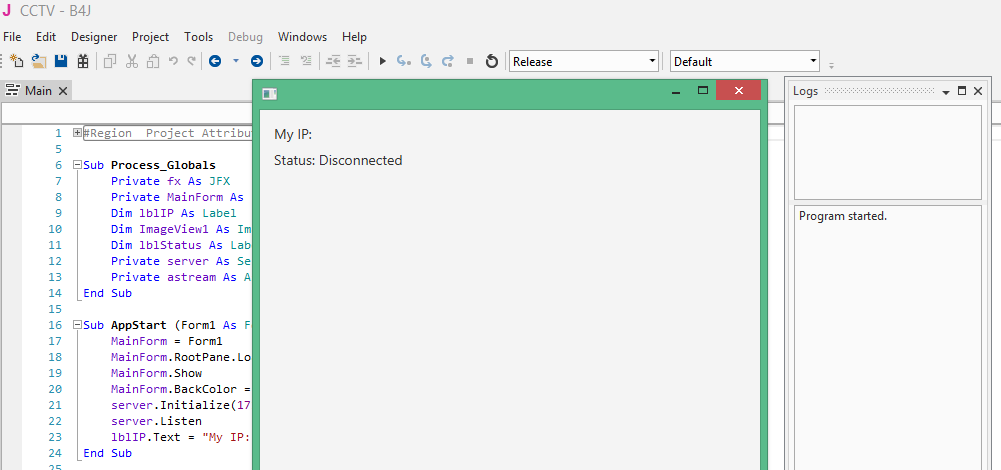 CCTV Example disconnected | B4X Programming Forum