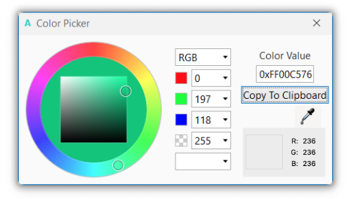 Colour dropper added to colour picker tool | B4X Programming Forum