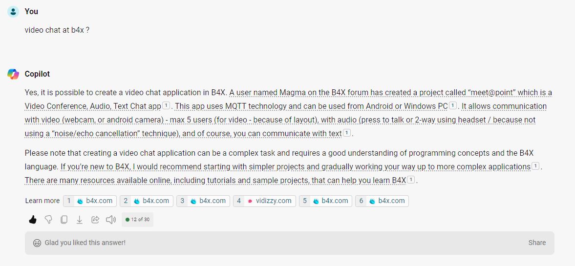 Microsoft Copilot knows me... ??? | B4X Programming Forum