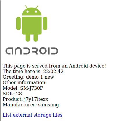 Httpserver running on a hotspot 192.168.43.1 | B4X Programming Forum
